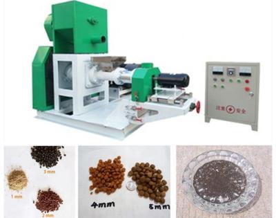 China Automatic Floating Fish Feed Extruder Machine - 100-500 kg/h Production Capacity, 1.0-8.0 mm Pellet Size for sale