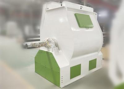 China Horizontal Single Shaft Cow Poultry Feed Mixer with Fast Material Discharge - 500kg to 2000kg Capacity Range for sale