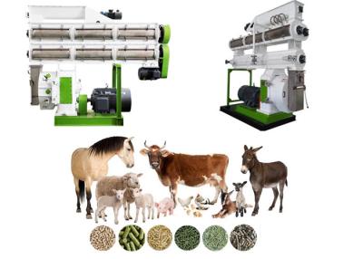China High Performance Animal Feed Production Plant - 5-20 Tons/Hour Cattle Food Processing Machine with PLC Automation for sale