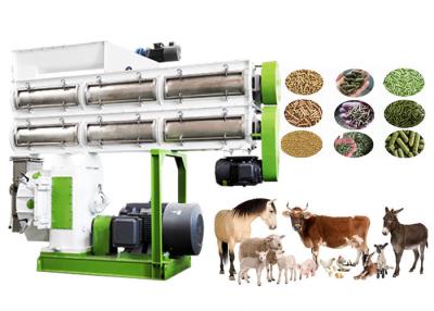 China Low Noise Chicken & Cattle Feed Production Equipment - 500-2000 kg/hour Capacity, <75 dB Operation for sale