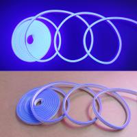 China Waterproof Flexible LED Rope Light 12VDC Silica Gel LED Tube Light Blue Color for sale