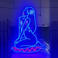 China Waterproof Flexible LED Rope Light 12VDC Silica Gel LED Tube Light Blue Color for sale