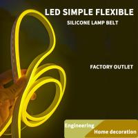 China 5mm Dimmable LED Neon Tube Light Silica Gel Material DC12V Flexible for sale