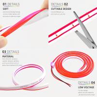 China Waterproof Flexible Silicone LED Neon Rope Light For Indoor / Outdoor Decoration for sale