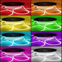 China SMD 5050 RGB LED Neon Light Strip DC 12V Neon Flex Led Strips Waterproof for sale