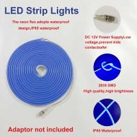 China Cuttable 12V Neon Flex LED SMD2835 neon lED flexible strip light IP65 Waterproof for sale