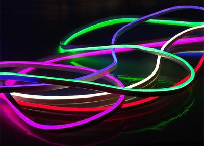China RGB Led Flexible Neon Lights For Bedroom / Garden PWM Signal Control Style for sale