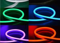 China RGB Led Flexible Neon Lights For Bedroom / Garden PWM Signal Control Style for sale