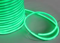 China High Brightness Mini 24v Neon Flex Green Housing Water / UV Resistant for sale