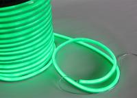 China Mini 12V Led Neon Rope Light , Green Waterproof Led Flexible Neon Lights for sale