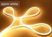 China Warm White LED Neon Flex Strip 2.77cm Cuttable Length Anti Aging Jacket for sale