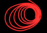 China 12V LED Neon Flex Strip UV / Water Resistance Red PVC Material Jacket for sale