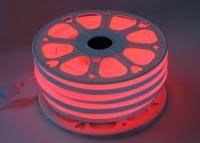 China Red 110V Flex LED Neon Tube Light 14mm * 26mm Size PVC Shell Material for sale