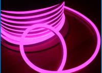 China Led Pink Neon Tube Light , IP65 Waterproof SMD2835 LED Neon Rope Light Flex Tube for sale