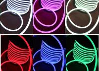 China PVC LED RGB LED Neon Flex Multi Color Changing 110V AC Input Voltage for sale
