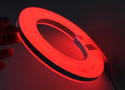 China Red Flexible Neon Rope Light , Double Side Super Flexible Neon Led Rope Lights for sale