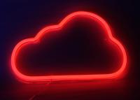 China Red Cloud Led Bar Signs For Home , Bright Adjustable Led Neon Flex Signs for sale