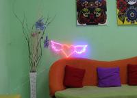 China Red Neon Signs For Home , Remote Control Dimmable Custom Led Light Signs for sale