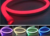 China RGB 24v Neon Flex Light IP65 Waterproof 60 LEDs / M 270 Degree Beam Angle for sale