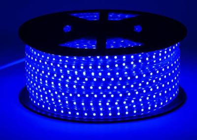 China Blue Waterproof Led Light Strips High Voltage Input 4.4W Power Per Meter for sale