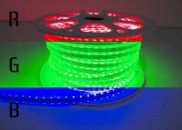 China RGB 120 Volt Led Strip Lights , RoHS High Voltage Color Changing Led Strip for sale