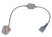 China LED Neon Flex Waterproof Power Cord , Flexible Neon Light Kit With UK Plug for sale
