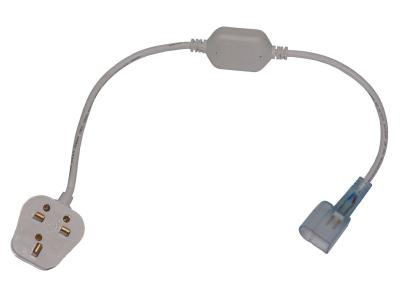 China LED Neon Flex Waterproof Power Cord , Flexible Neon Light Kit With UK Plug for sale