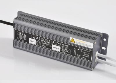 China 100W 12v Led Strip Light Driver ,  IP67 Waterproof Led Driver Transformer for sale