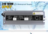 China 24V 100W Neon Light Power Supply Driver 100% Full Load Burn In Test for sale