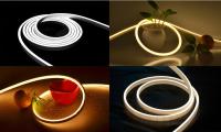 China Extrusion Series Led Neon Flex Rope Light Silicon  12V / 24V Mini Size for sale