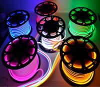 China Silicone LED Neon Rope Light -12 Volt Dot-Free Light‎ LED Silicone Neon Flex12V DC Silicone  Ip67 for sale