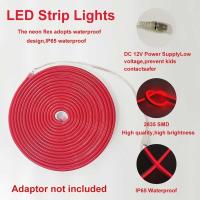 China LED Neon Flex Strip 12V Waterproof Flexible LED Neon Light Strip with IP65 Waterproof and Cuttable Design for Residential Commercial for sale