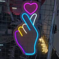 China Custom Neon Signs with Transparent and Colored Acrylic Plates for Personalized Wedding and Celebration Decor for sale