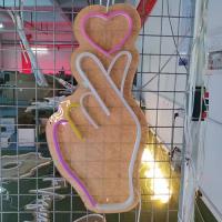 China Custom Neon Signs with Transparent and Colored Acrylic Plates for Personalized Wedding and Celebration Decor for sale