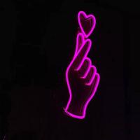 China Custom Neon Signs with Transparent and Colored Acrylic Plates for Personalized Wedding and Celebration Decor for sale