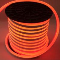 China Orange Led Neon Tube Light 220V Flex  LED Neon Rope Light 14mm*26mm 10W/M Waterproof Soft Neon Strip Lights for sale