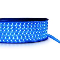 China Colorful High Voltage LED Strip 120 Degree Viewing Angle Mounting Track for sale