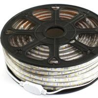 China Colorful High Voltage LED Strip 120 Degree Viewing Angle Mounting Track for sale