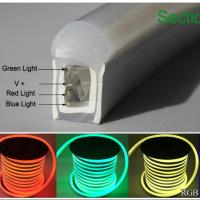 China RGB LED Neon Flex neon light strip with 5050 PLCC 6 SMT LEDs offering three times brightness compared to older LED versions for sale