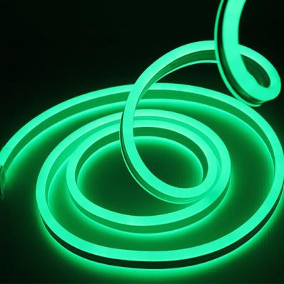 China Dream Color RGB Flex Tube Double Lighting LED Neon Flex Rope Light 12V DC Input High Brightness Uniform Light Waterproof for sale