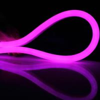 China Mini LED Neon Flex flexible LED neon rope light with IP66 protection rating and ultra thin 8 by 16 millimeter square profile for indoor outdoor for sale