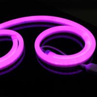 China Mini LED Neon Flex flexible LED neon rope light with IP66 protection rating and ultra thin 8 by 16 millimeter square profile for indoor outdoor for sale