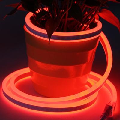 China Dream Color RGB Flex Tube LED Neon Rope Light Double Side Lighting 120pcs SMD2835 LEDs per Meter Waterproof Eco PVC Material for sale