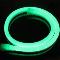 China LED Neon Tube Light Green Flex Neon Rope Light 120pcs SMD2835 LEDs per Meter 10W Power Consumption Waterproof Soft Tube Strip Lights for sale