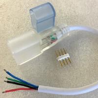 China CE Neon Light Accessories RGB LED Neon Flexible Rope Light Power Cord Connectors for sale