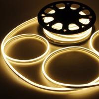 China Waterproof Flexible LED Neon Flex Strip Warm White 12V DC Durable Easy Installation Cuttable Suitable Indoor Outdoor for sale