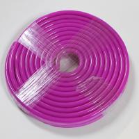 China LED Neon Flex Strip Pink Housing Mini Size 12V Input Waterproof Eco PVC Material SMD2835 LEDs High Brightness Uniform Light for Signage for sale