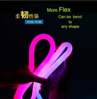China Progra Color Chasing Magic Digital Rgb Addressable LED Pixel Neon Flex DMX512 Programmable LED Neon Rope Light for sale