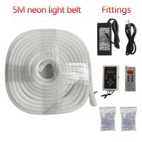 China Programmable Flexible Led Neon Rope , Waterproof Flexible Strip Lighting Dream Color for sale