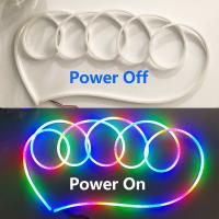 China 12*20mm dream Color LED Neon Flex Strip Programmable LED Neon Lights for sale
